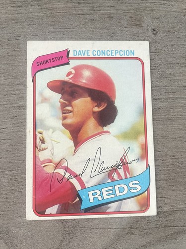 DAVE CONCEPCION 1980 Topps #220 Cincinnati Reds VG/EX Baseball Card | eBay
