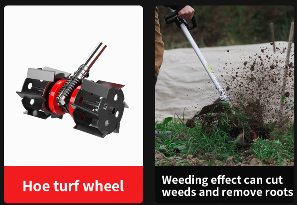 Gx35 brush cutter 6 in 1 lawn mower gas hedge trimmer cultivator rotary ...