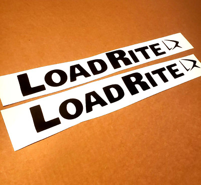 LOAD RITE Decals Stickers Gloss black 18” (x2) Fast USA | eBay