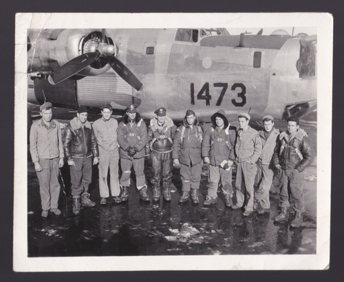 Original WW2 B-24 Liberator USAAC Air Crew 4" x 5" Photograph Photo ...