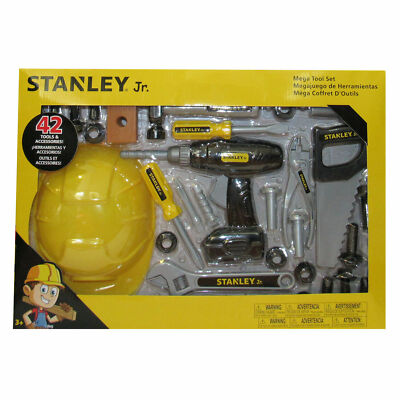Stanley Junior Mega 42 Piece Tool Set KIds Construction Builder Set | eBay
