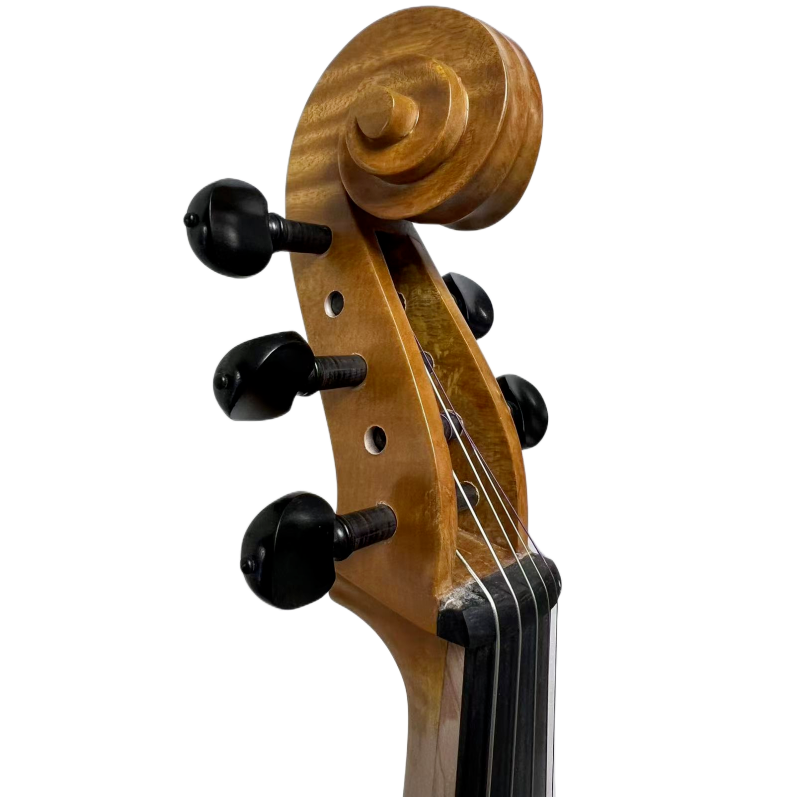 Golden yellow 5 string viola 18" ,Fretted Viola (455mm),big resonant ...