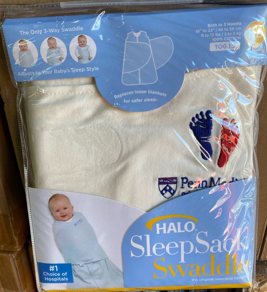 Halo Sleep Sack Swaddle Birth to 3 Month Penn Medical **FREE SHIPPING ...