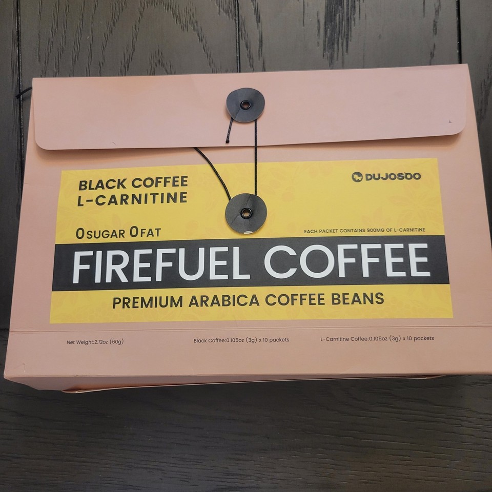Dujosoo Firefuel Instant Coffee Packets, with L-Carnitine, 100% Arabica... | eBay