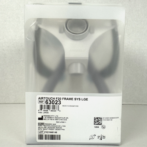 ResMed AirTouch F20 FH Frame SYS #63023 Large New In Box | eBay