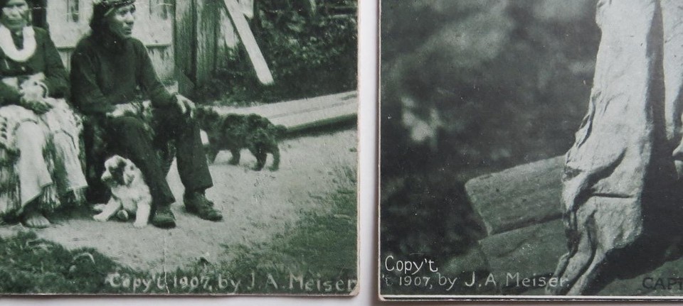 (2)1908 Meiser Indians Couple & Abode + Captain Spot Humboldt County | eBay