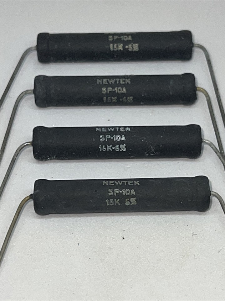 15K ohm 15KΩ 10 watt Axial Wire Wound Resistors 10W New Lot of 4 By New ...