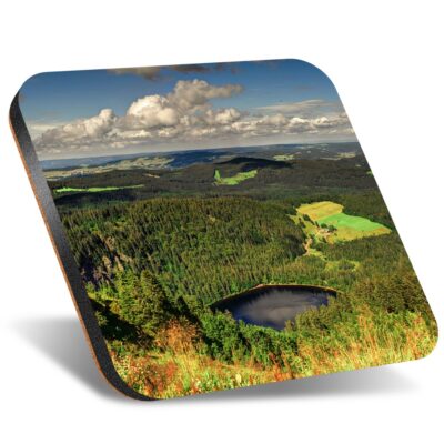 1x Square Coaster 12cm Black Forest Germany Travel #50270 | eBay UK