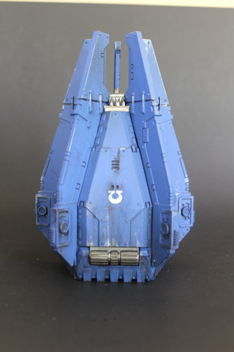 Warhammer 40k Space Marine Drop Pod OoP Painted - Ultra Marines #1 | eBay