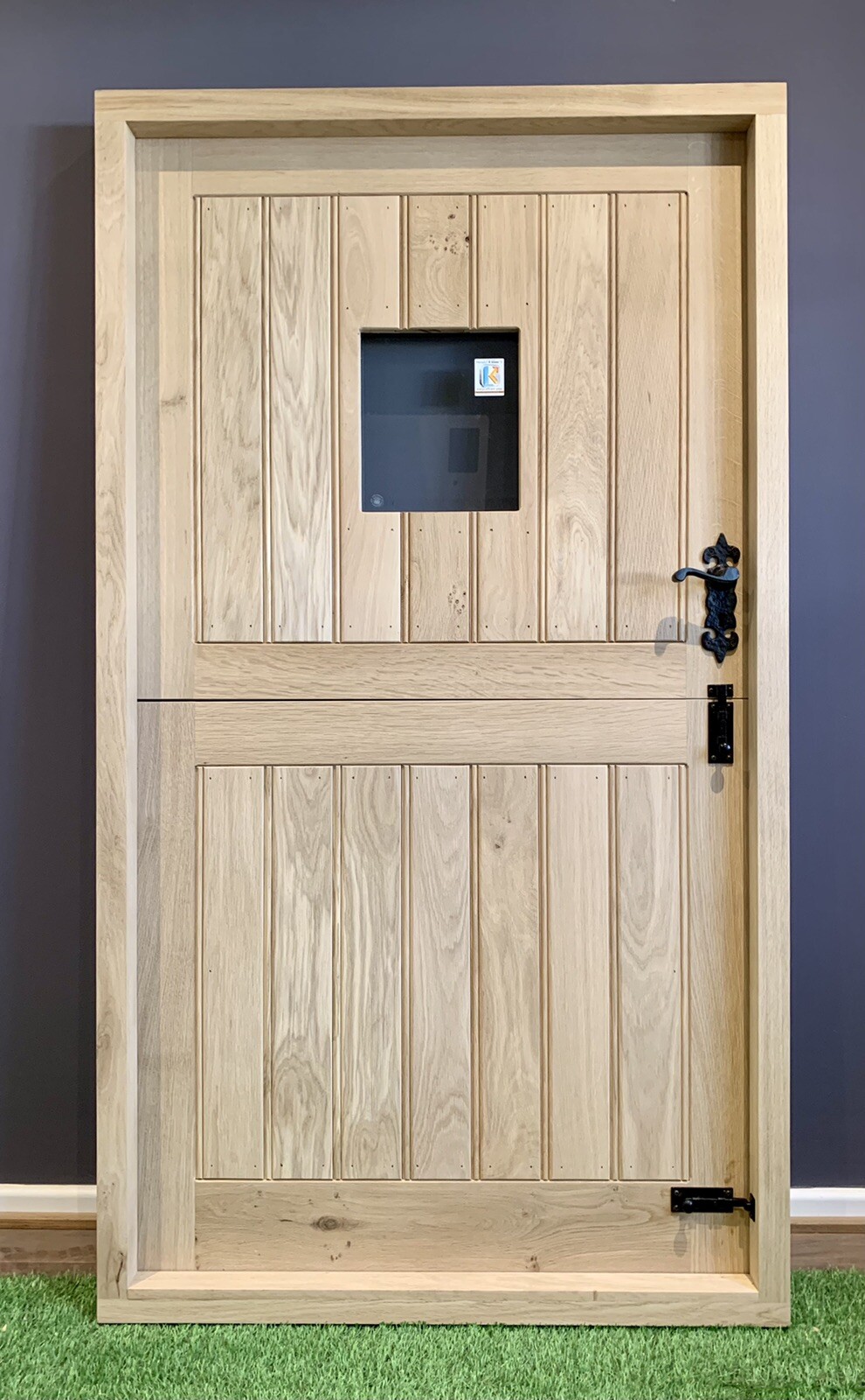 External Solid Oak Stable Door & Frame Shepherds Hut Garden Room 1000mm ...