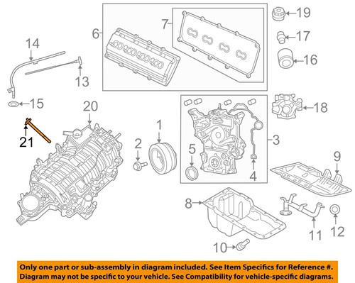 CHRYSLER OEM 09-23 1500 Classic Engine Parts-Intake Manifold Bolt ...