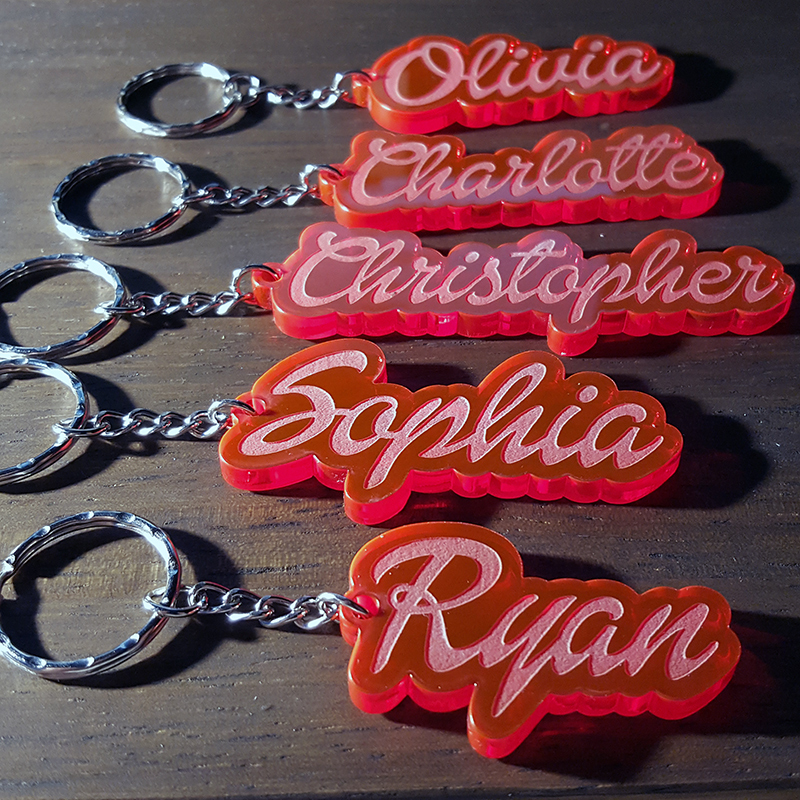 Personalised FROZEN KEYRING KEYCHAIN GIFT ANY NAME SCHOOL BAG TAG WORD ...