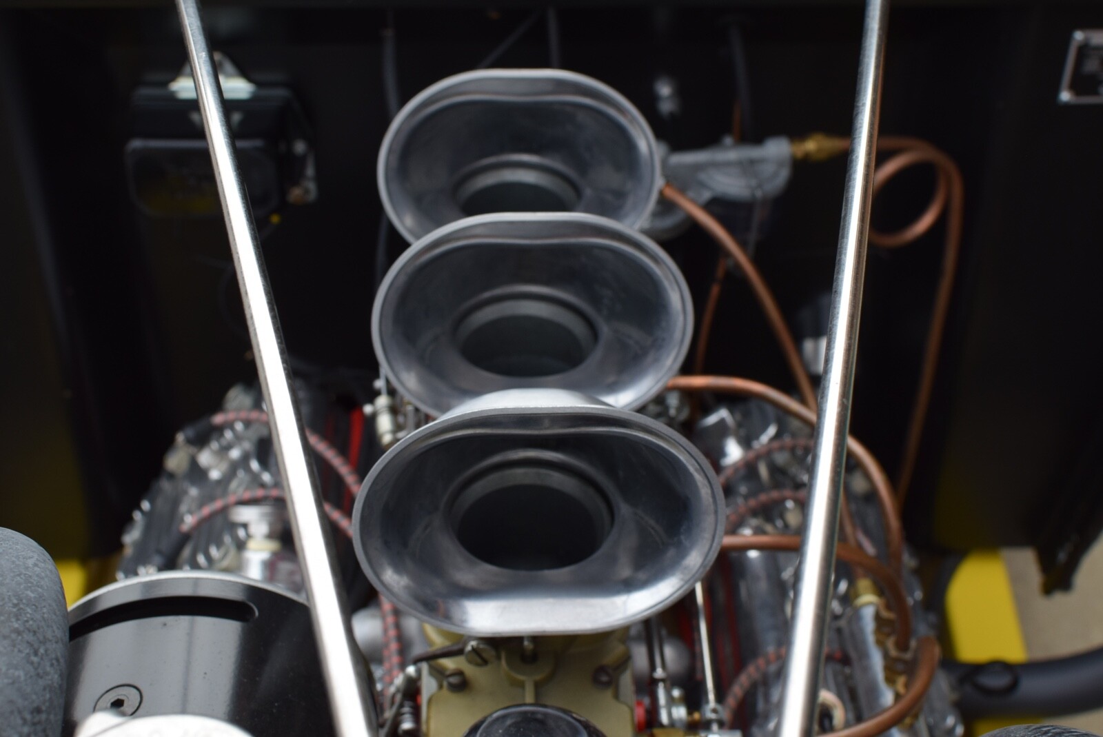 Stromberg 97 81 Holley 94 Hot Rod 32 Ford Coupe Flathead Tri Power Air ...