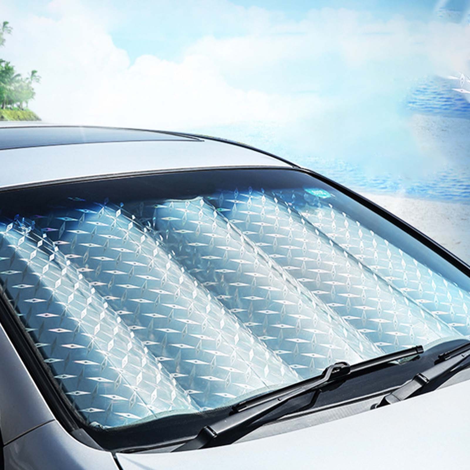 Car Windshield Sun Shade Shield Windscreen Sunshade Reflective UV ...