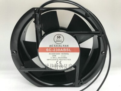 1 PCS GULF Fan 6C-230ABSL AC 220/240V 17CM 17251 2 wire Axial fan ...