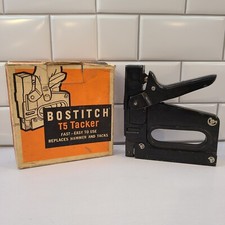 Bostitch T5 Tacker Heavy Duty Staple Gun 2 Boxes 5019 1/2" High Crown ...