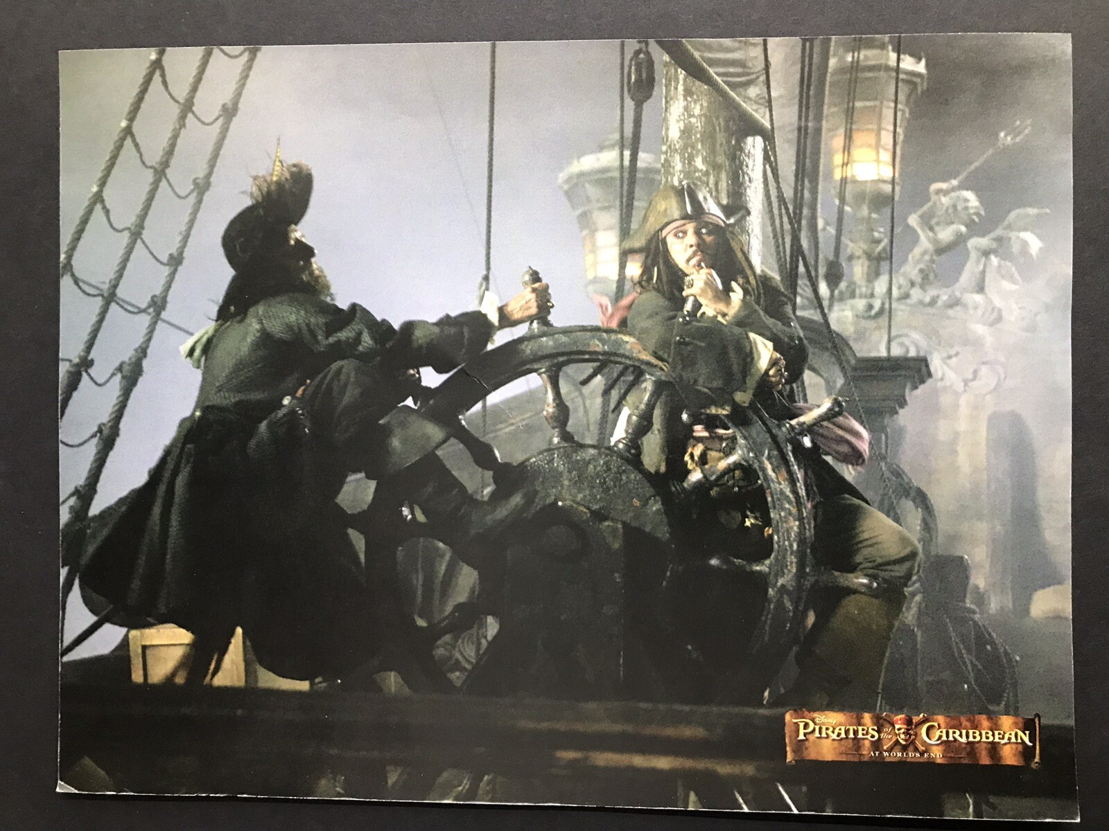 Jack Sparrow & Bootstrap Bill Pirates Of The Caribbean Movie Poster 8 ...