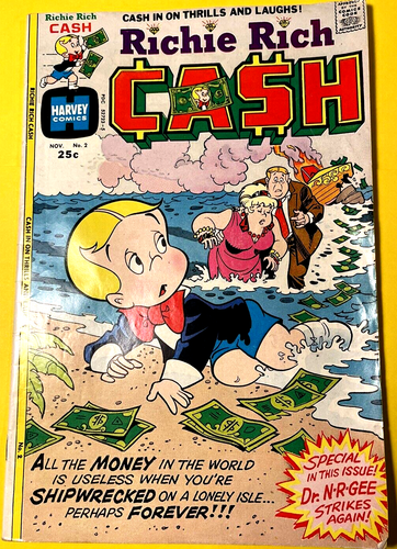 Richie Rich Cash 2 🔥1974 🔥Dr. N-R-GEE🔥HARVEY COMICS🔥 | eBay