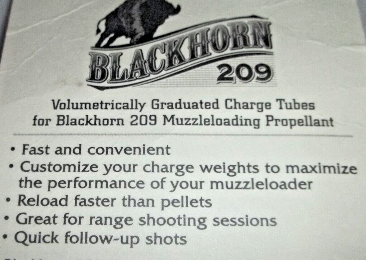 Blackhorn 209 Measuring Tubes - New - 6 Tubes - FREE SHIPPING | eBay