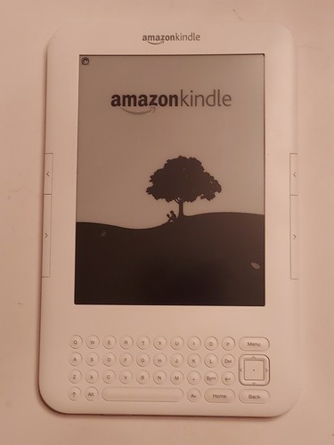 Amazon Kindle Keyboard 3rd Gen D00901, White, New Battery, Tested and ...