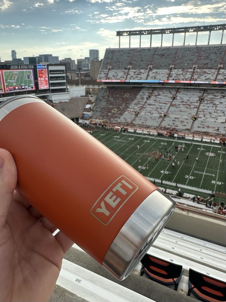 DKR Stadium EXCLUSIVE - Texas Longhorns Helmet Logo Yeti Rambler ...