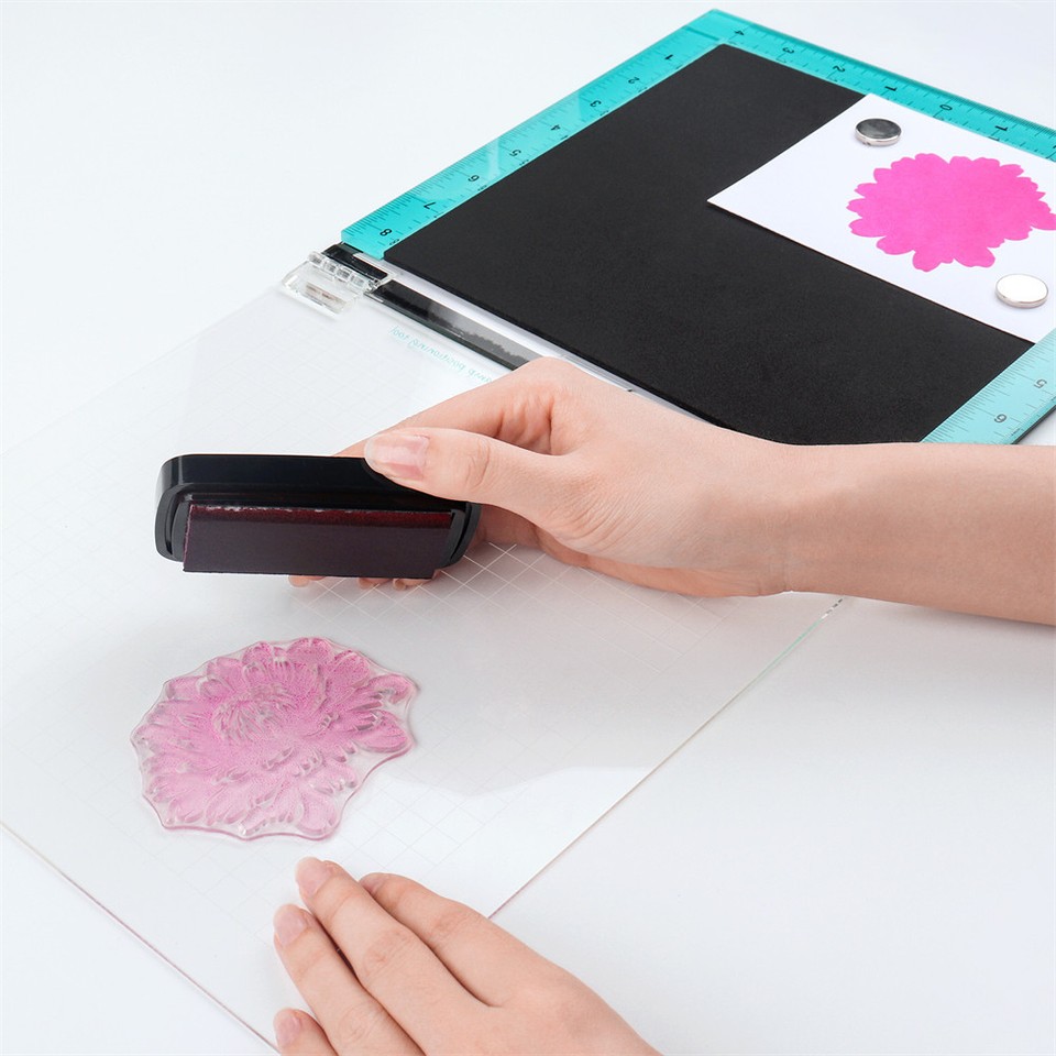 Stamping Platform Stencils Stamp Positioning Tool For DIY Scrapbooking ...