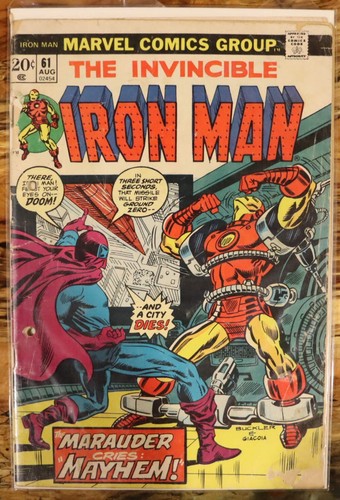 The Invincible Iron Man #61 (August 1973) | eBay
