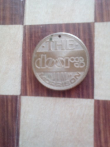 JIM HENDERSON DOORS 2 SIDED MEXICAN COIN KEYCHAIN FROM 1997 WORLDWIDE ...