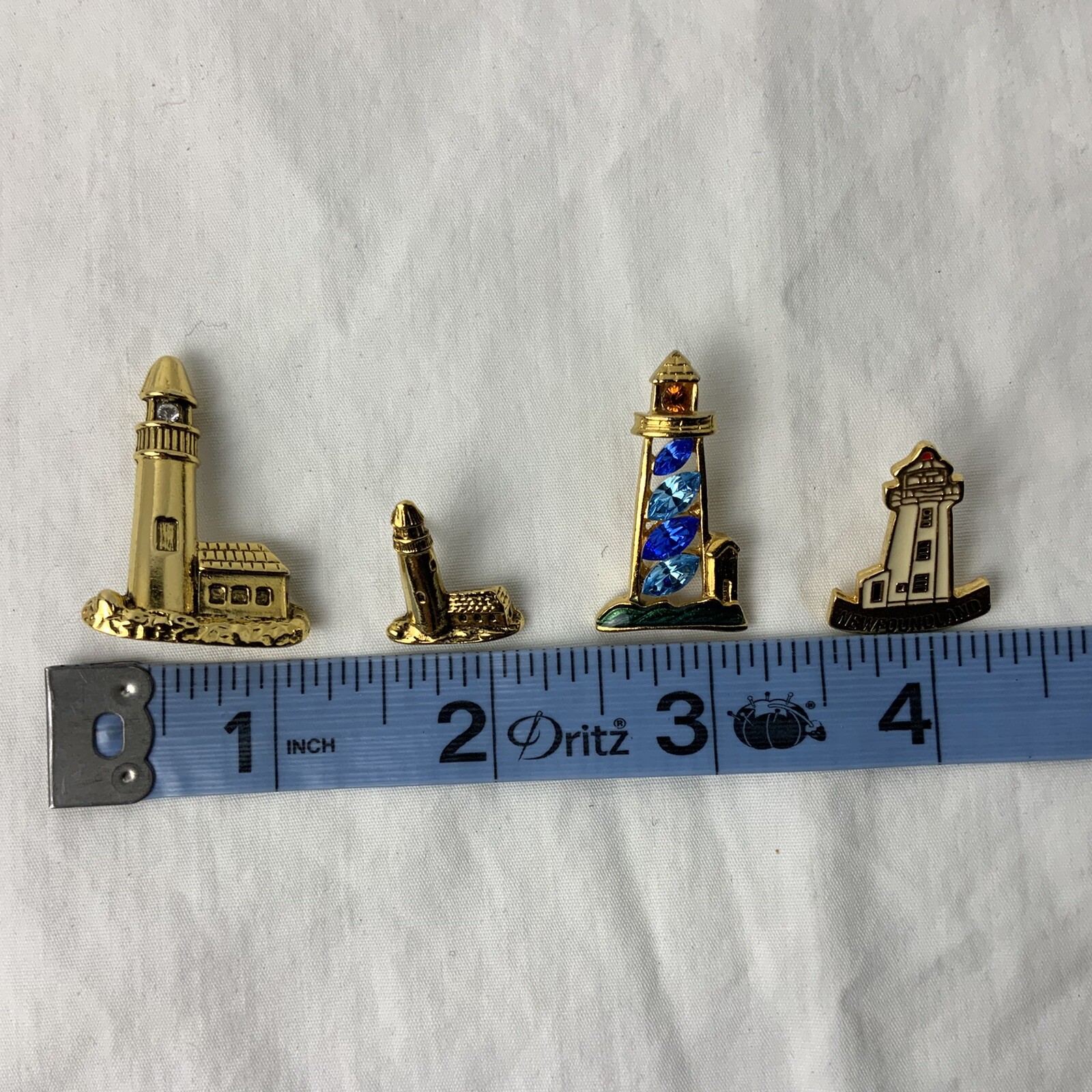 Lighthouse Pins and Brooch Lot of 4 Gold Tone Jewelry | eBay