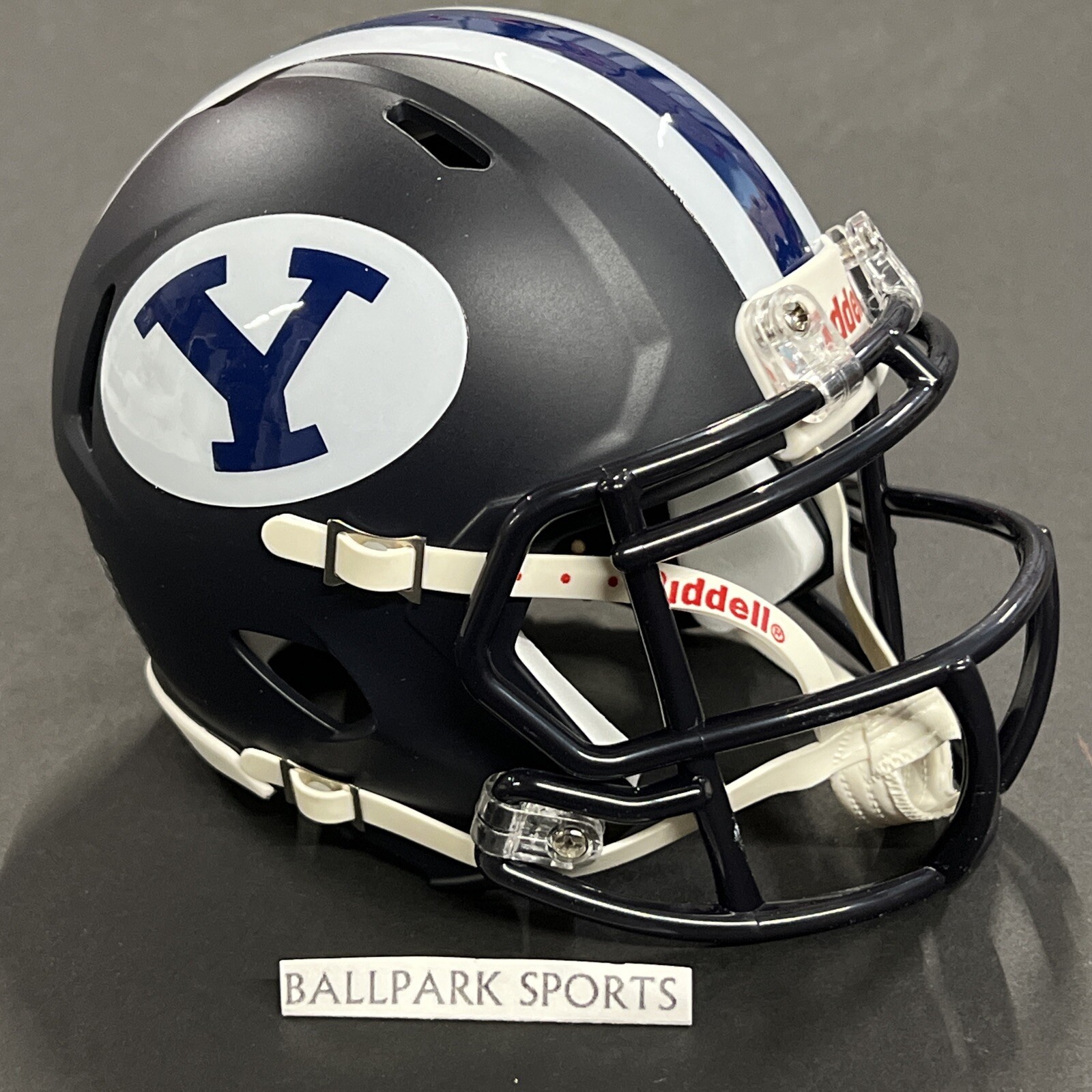 Brigham Young BYU Cougars Speed Mini Helmet Riddell NCAA Navy Blue New ...