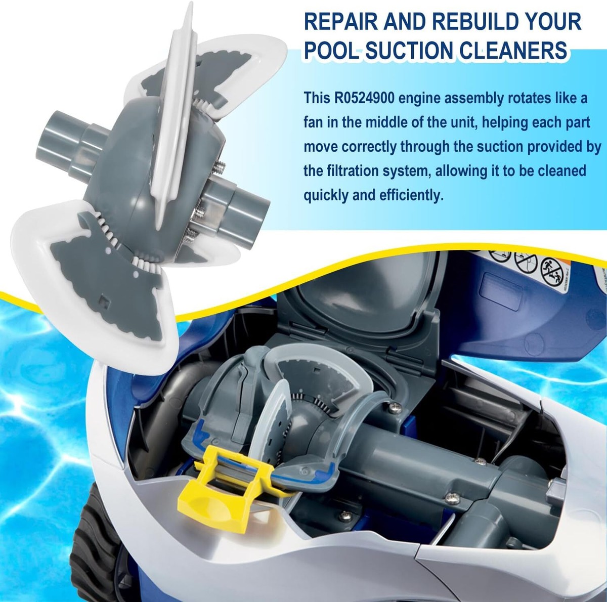 Zodiac Mx8 Zodiac R0524900 Baracuda MX6, MX8 And MX8 Elite Engine ...