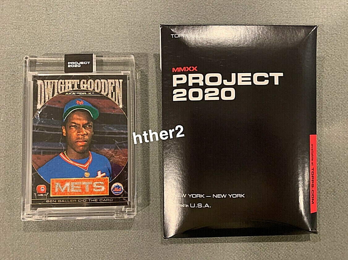 Topps Project 2020 Card #86 Dwight Gooden - 1985 by Ben Baller FAST ...