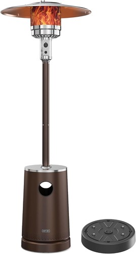 EAST OAK 50,000 BTU Patio Heater with Sand Box Table Design Outdoor ...