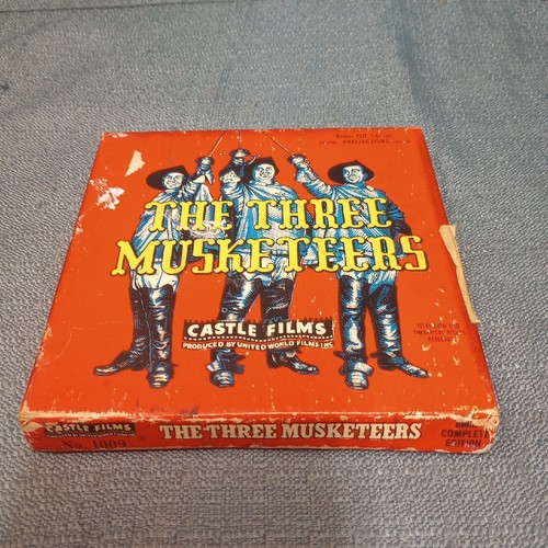 "THE THREE MUSKETEERS" Castle Films 8mm Complete Edition #1009 Movie ...