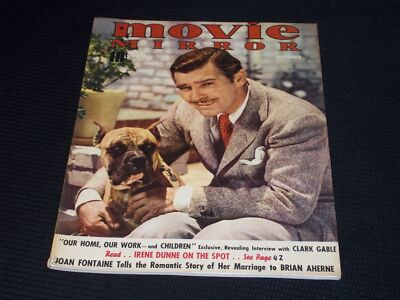 1939 NOVEMBER MOVIE MIRROR MAGAZINE - CLARK GABLE FRONT COVER - E 15349 ...