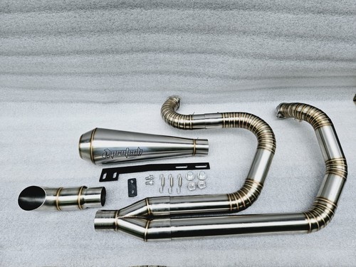 Header Pipes 2-1 HD Exhaust Harley Davidson Sportster XL 883 1200 Mid ...