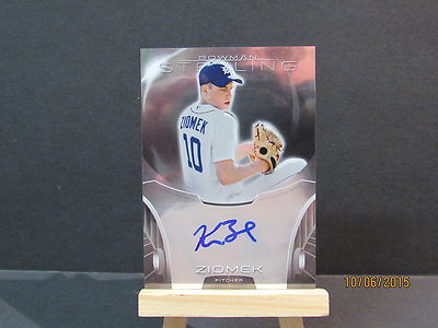 2013 Bowman Sterling Prospect Autographes # Kz Kevin Ziomek | eBay