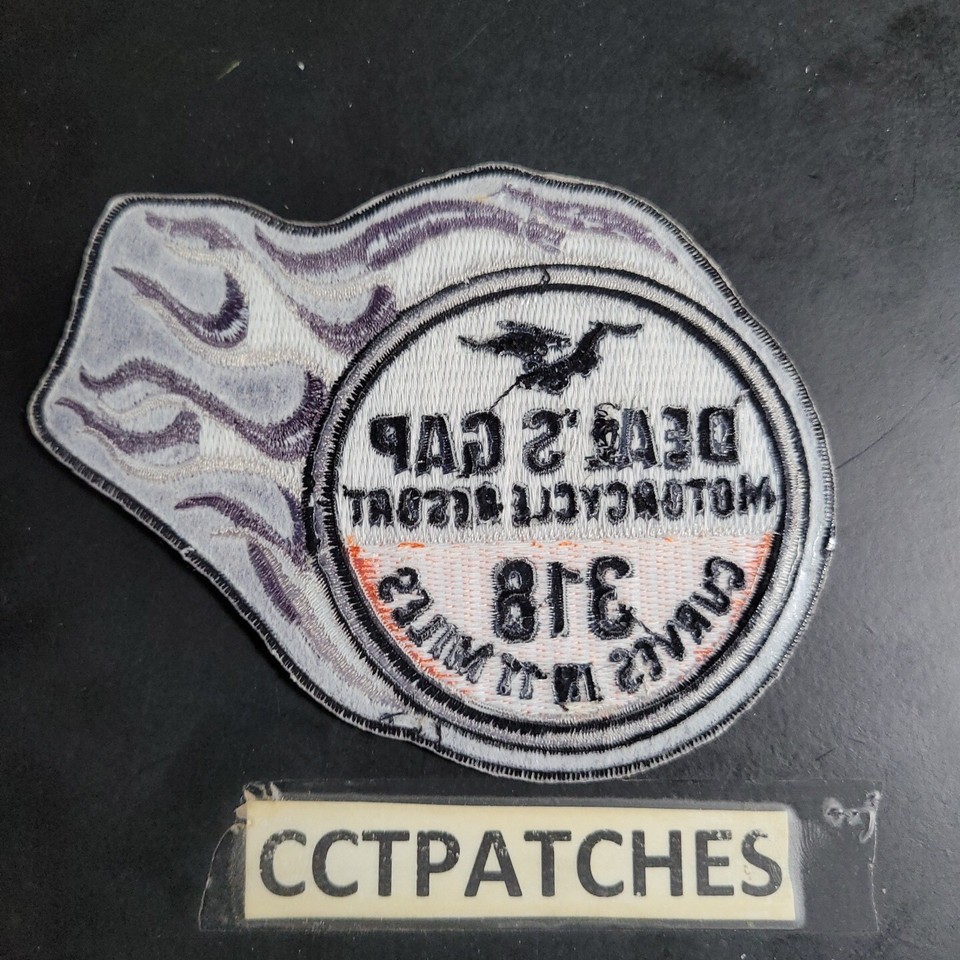 DEAL'S CAP MOTORCYCLE RESORT 318 CURVES IN 11 MILES PATCH | eBay