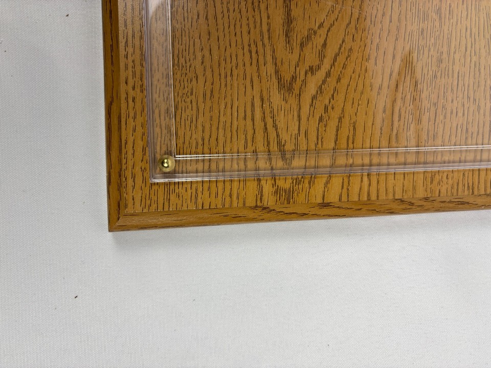 Solid Wood Certificate Frame Wall Mount Claire Acrylic Display Plaque ...