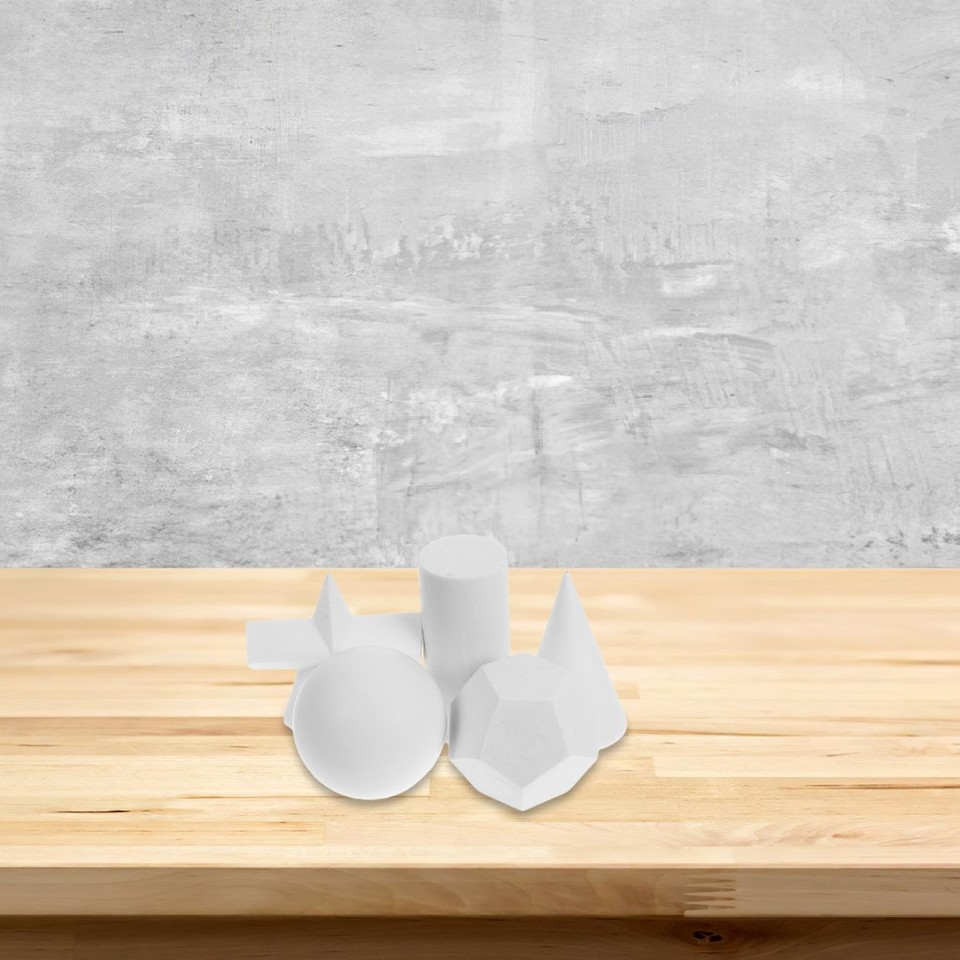 5pcs Reusable Geometric Model Various Shape Prop Resin Mold for Drawing ...