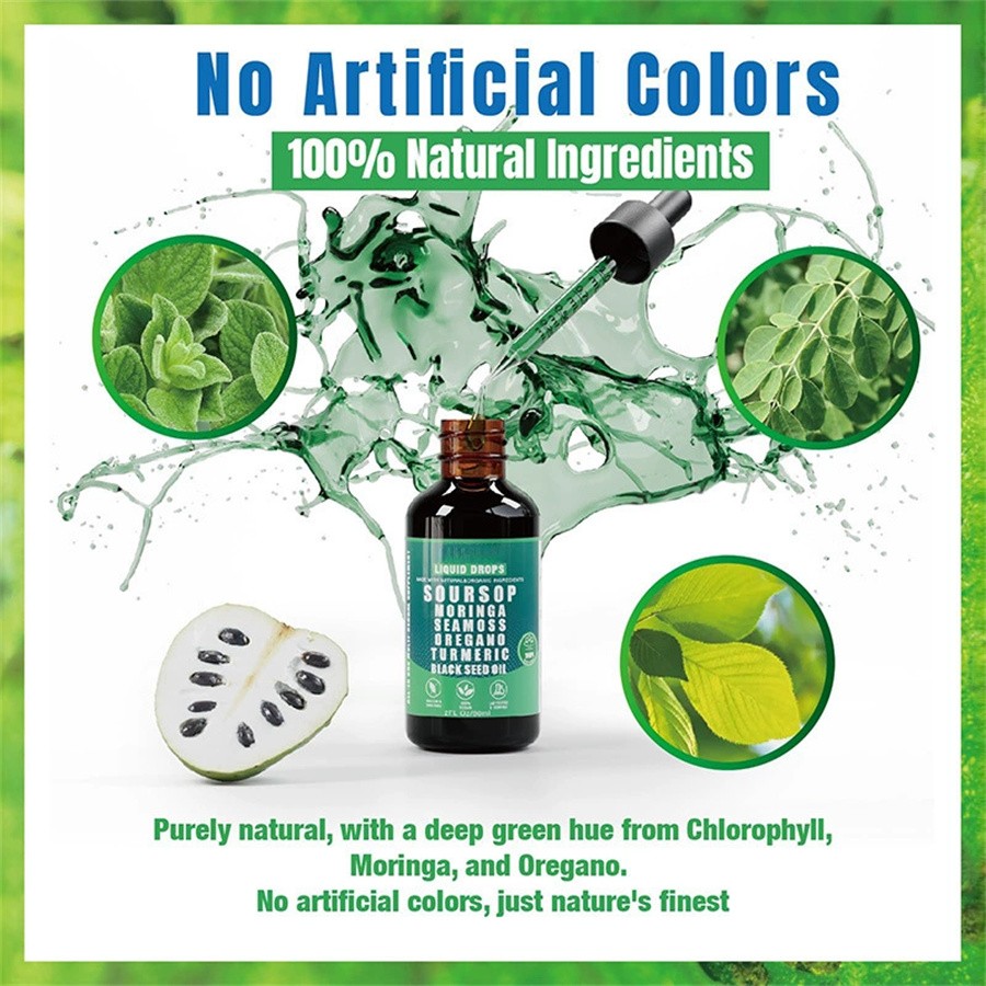 3PCS Vyxion Soursop Bitters Liquid Drops - Immunity, Liver, Gut ...