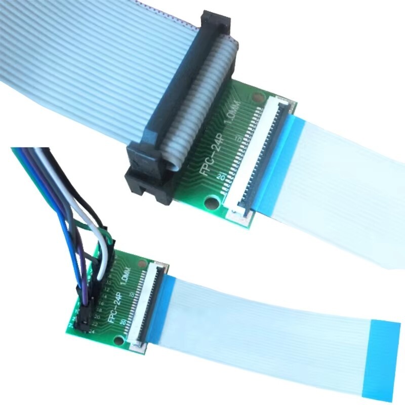 FPC FFC Flexible Cable Adapter Board 1mm Pitch Connector to 2.54mm 4 ...