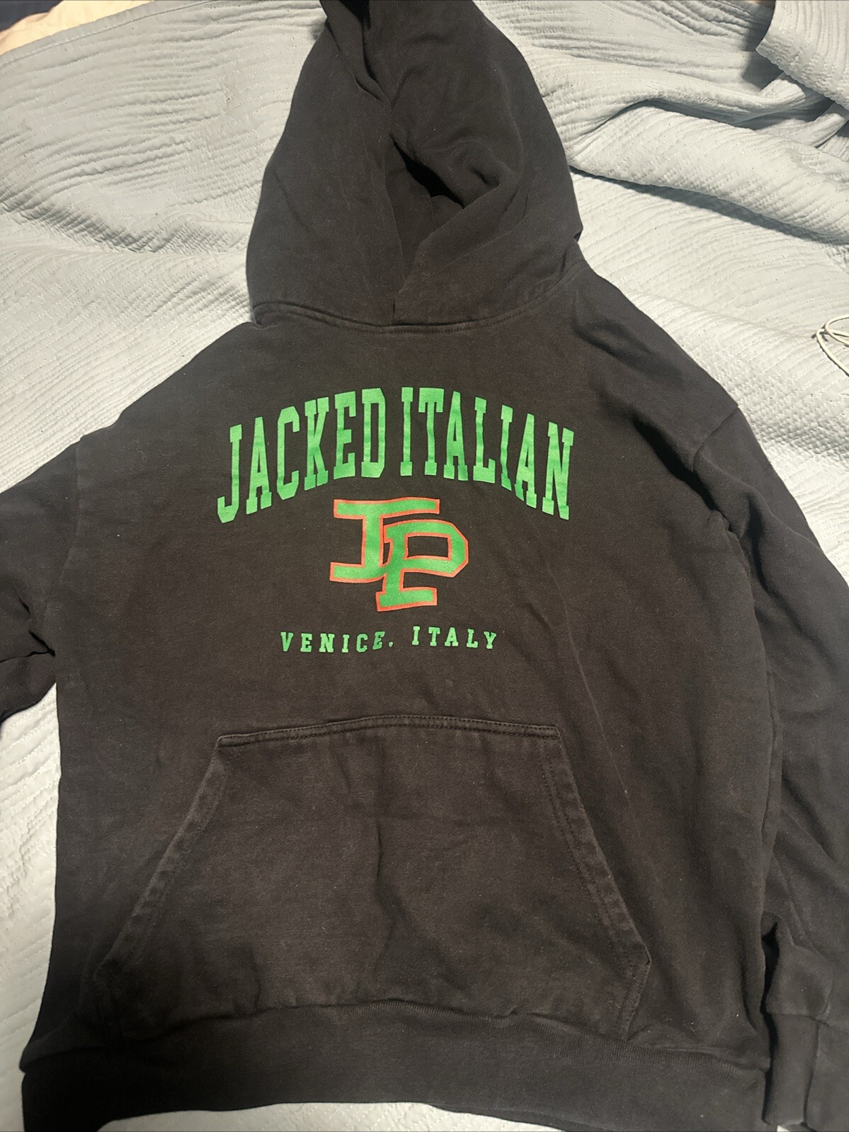 Inaka Power Jacked Italian Hoodie Size Large - Gem
