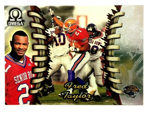 Fred Taylor 1998 Pacific Omega Rookie Card #112 NFL Jaguars Florida ...