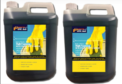 Washing Up Liquid 2 x 5 Litre Thick Concentrated Detergent Dishes ...