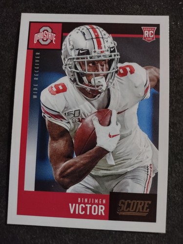 2020 Panini Score Binjimen Victor RC Ohio State Buckeyes #413 Football ...