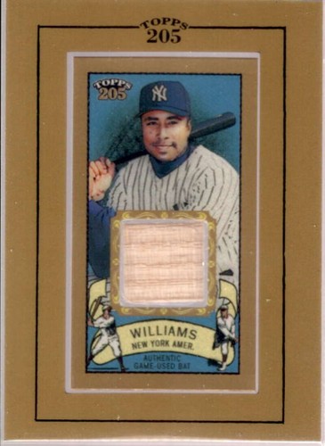 Bernie Williams Bat Card 2003 Topps 205 Relics #BW1 | eBay