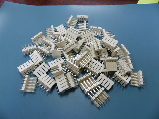 Panduit MLSS156-5 Qty of 50 per Lot 5 PIN HEADER STRAIGHT .156 in ...
