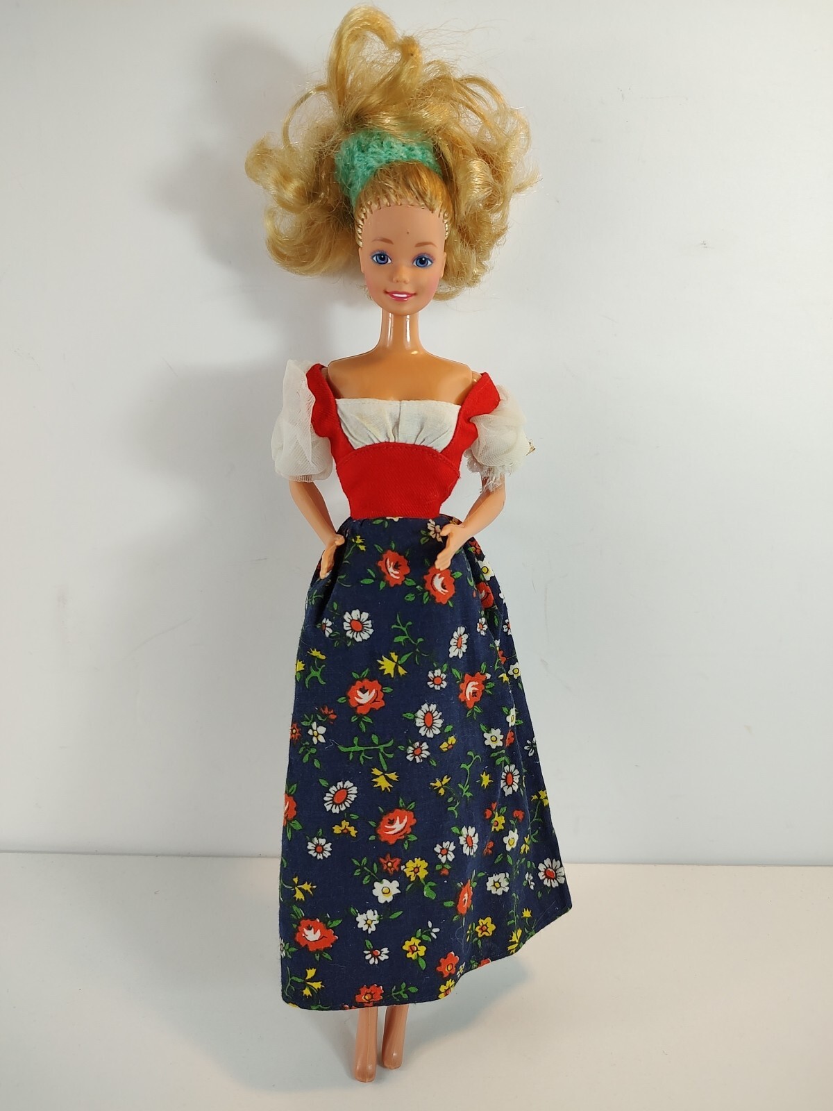 Vtg BARBIE Doll 1966 W/ #7755 BEST BUY FASHIONS PEASANT DRESS 1974 ...