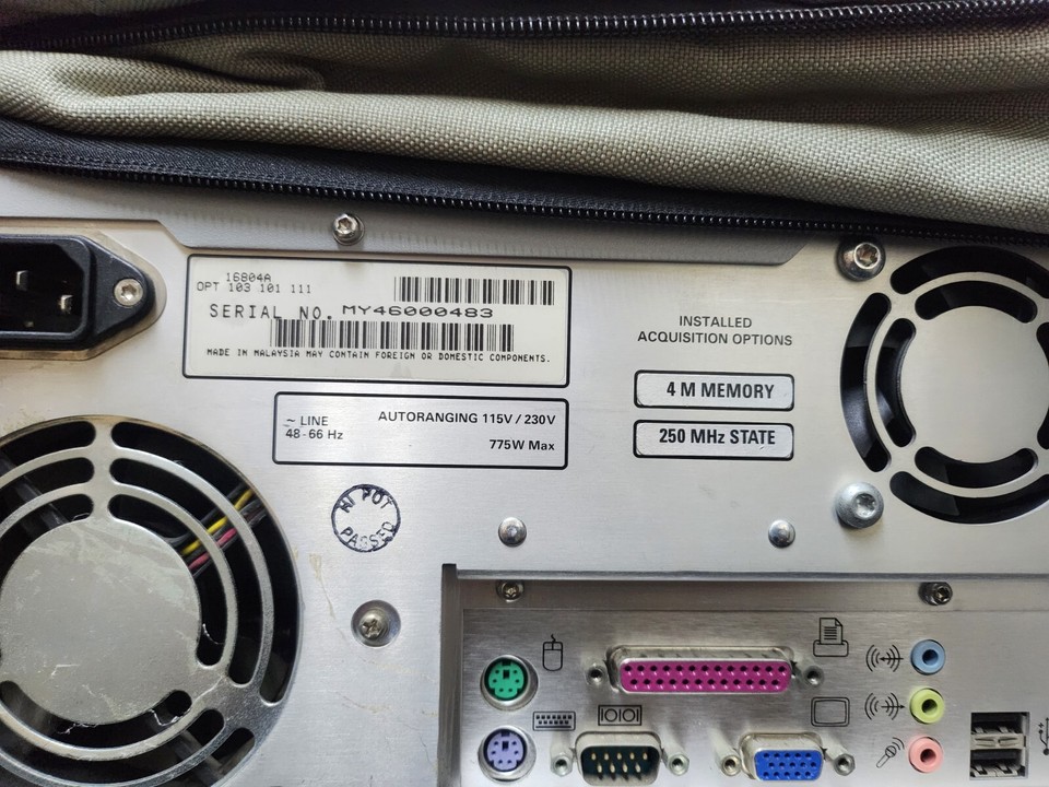 Agilent 16804A 136-Channel Portable Logic Analyzer (0483) | eBay